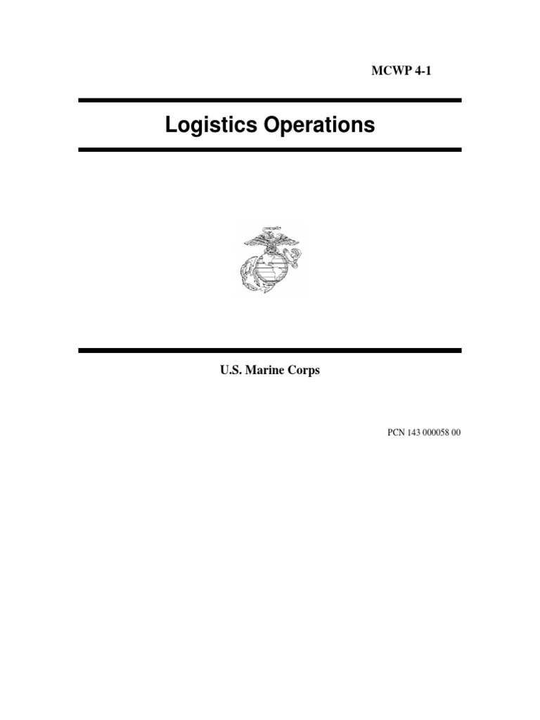 MCWP 4-1 Logistics Operations - DocShare.tips