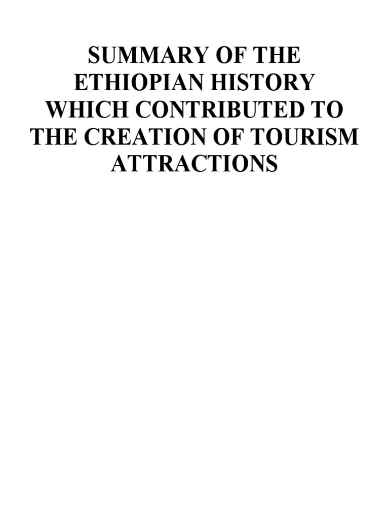 Summary of Ethiopian History - DocShare.tips